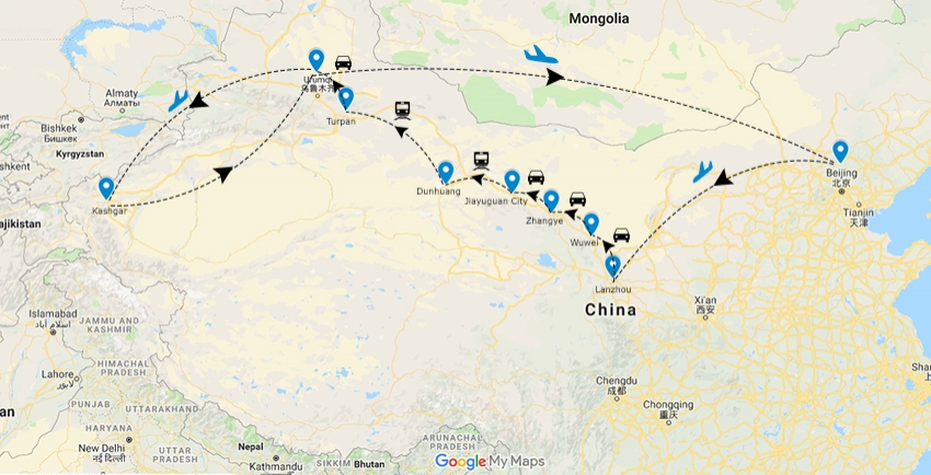 Silk Route, Beijing, Xian, Dunhuang, Turpan, Kangsar, Urumqi,Yunan ...