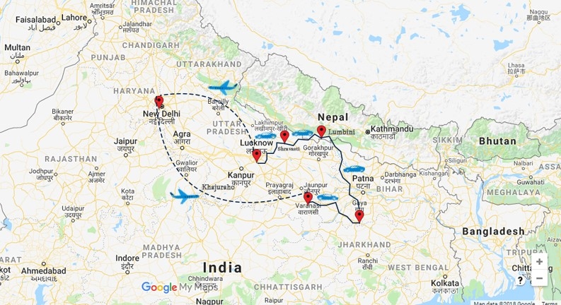 Buddhist Pilgrimage Tour Packages, Bodh Gaya India, Temple Lumbini